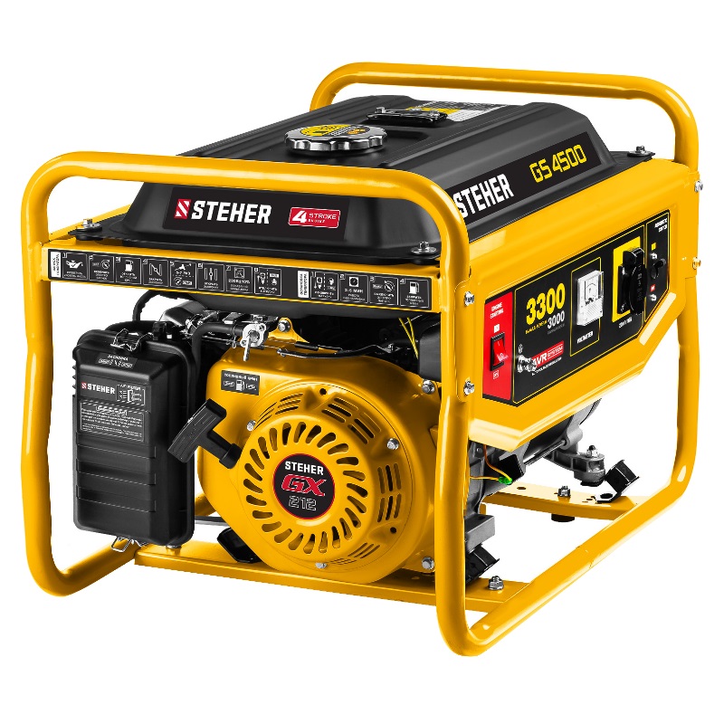 Бензиновый генератор Steher GS-4500 | Купить в Москве со скидкой