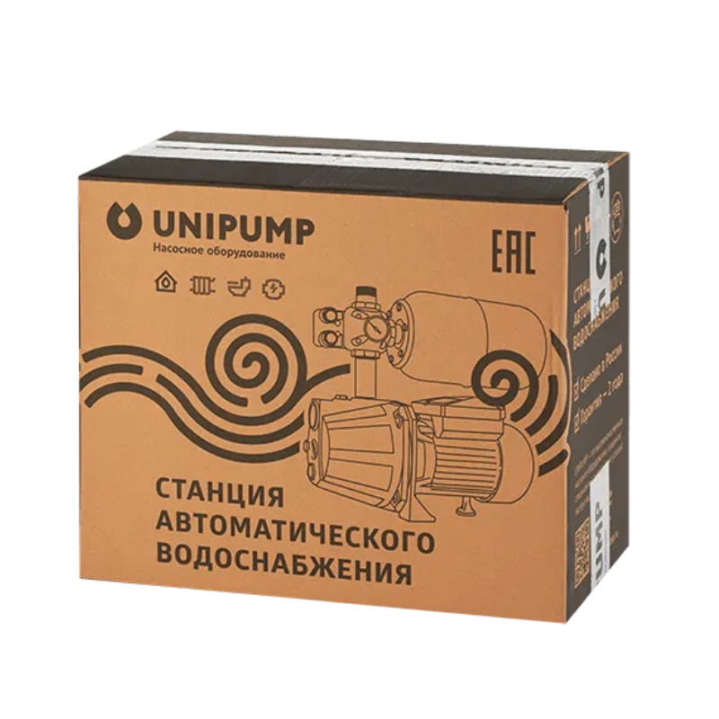 Технические характеристики — станция авто водоснабжения Unipump AUTO JET 80 S, 900 Вт max (600 ...
