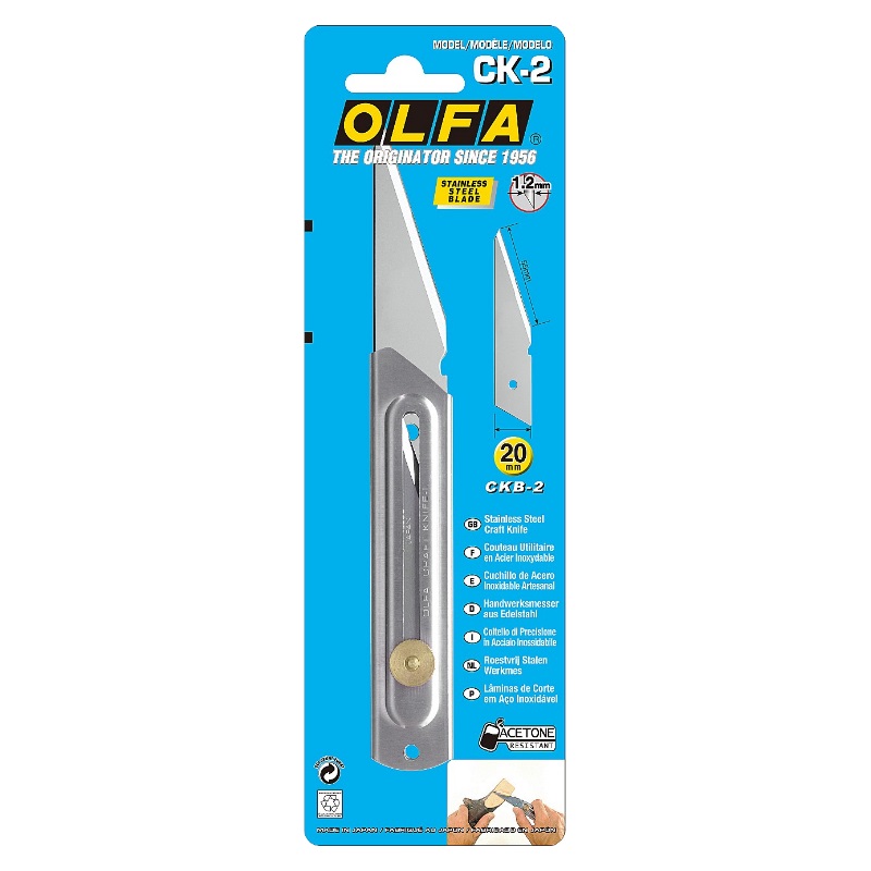Нож Olfa OL-CK-2 с выдвижным лезвием, 20 мм | Купить в Москве со скидкой Олфа