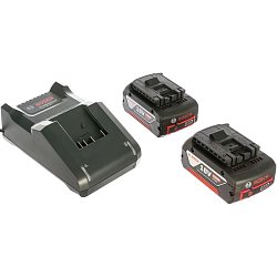 Аккумулятор Bosch 1600A019S0, Li-Ion 2x GBA 18 В 4.0 Ач + ЗУ GAL 18V-40 ...